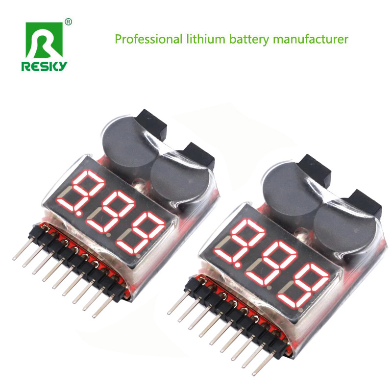 1s-8s Low Voltage Buzzer Alarm for Rechargeable Lithium Lipo Polymer ...