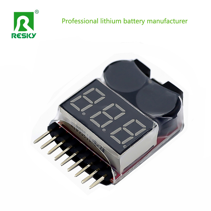 1s-8s Low Voltage Buzzer Alarm for Rechargeable Lithium Lipo Polymer ...