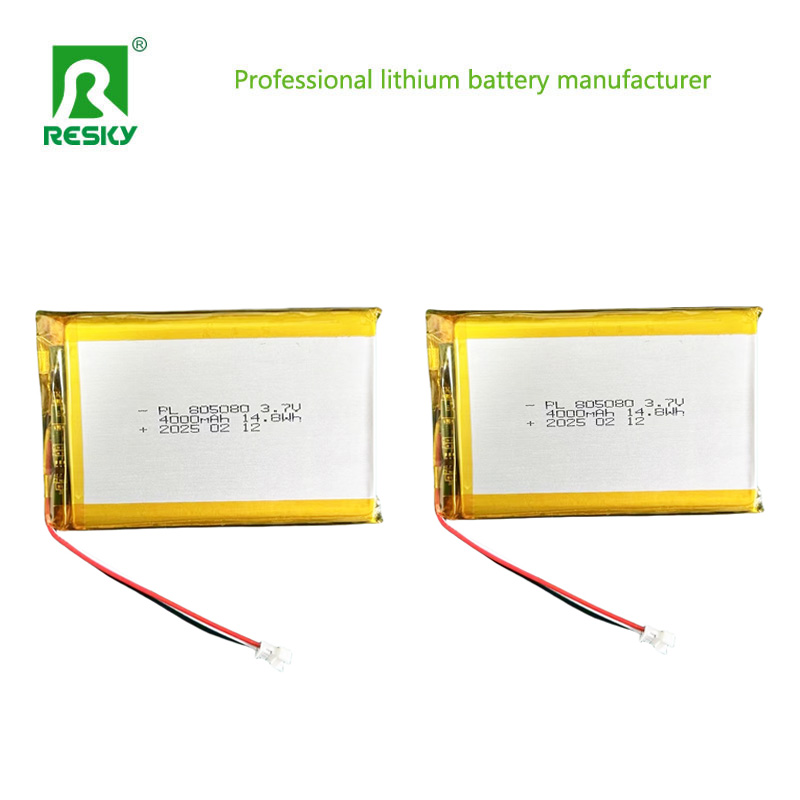 Power Battery 805080 3.7V 4000mAh 14.8wh Rechargeable Lithium polymer ...
