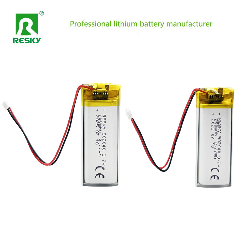 Lithium Polymer Battery Cell 802045 3.7V 750mAh Rechargeable Li-Polymer ...